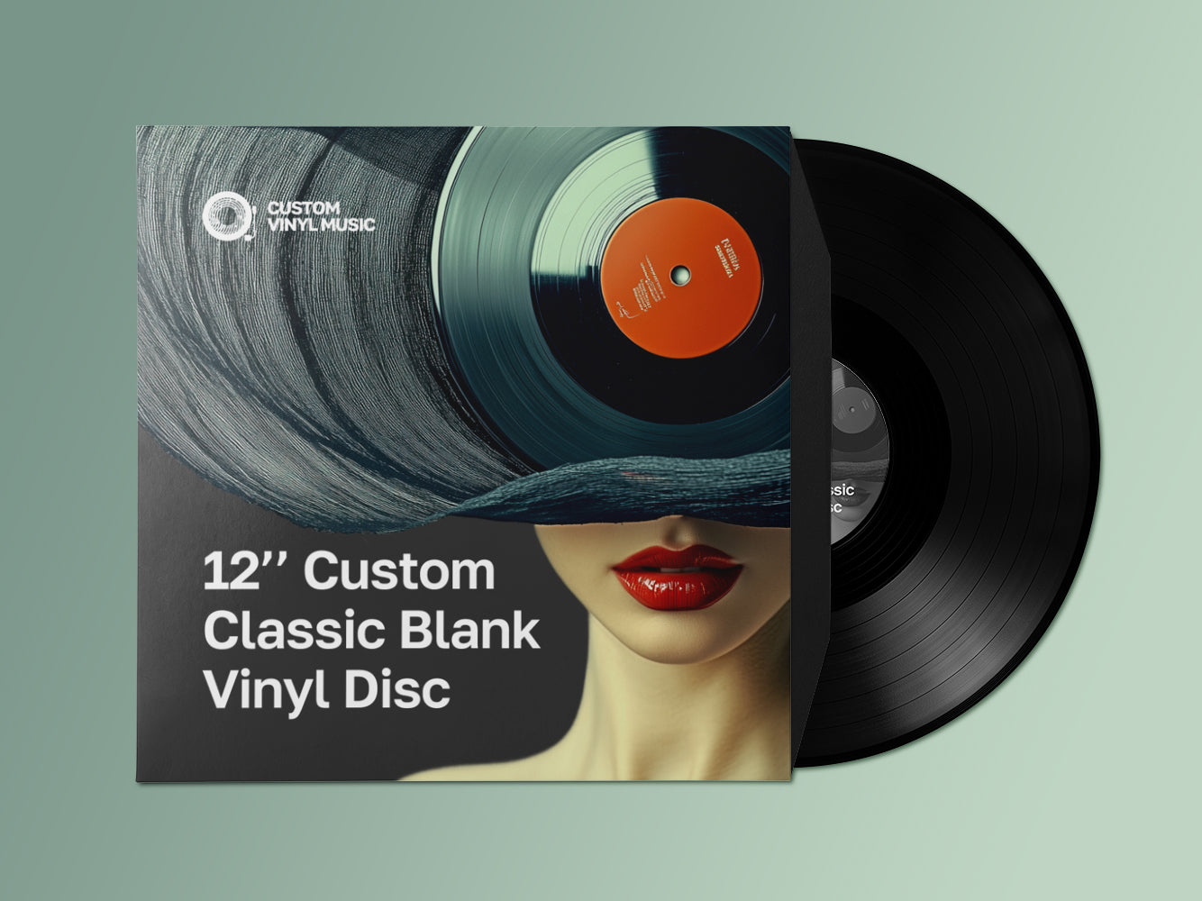 12’’ Custom Classic Blank Vinyl Disc – Custom Vinyl Music